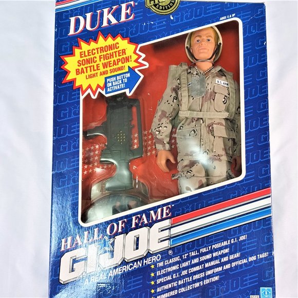 Hasbro | Other | Vintage Hasbro Hall Of Fame G I Joe Duke Action Figure ...